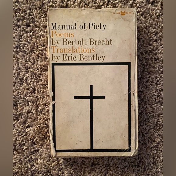 Other | Manual Of Piety Poems By Bertolt Brecht Translations By Eric ...